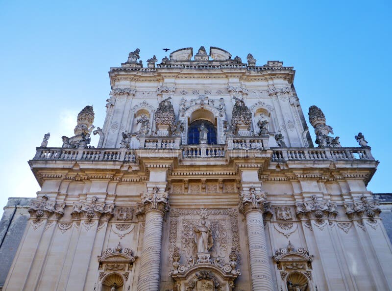 Lecce in Apulia in Italy stock image. Image of front - 27656775