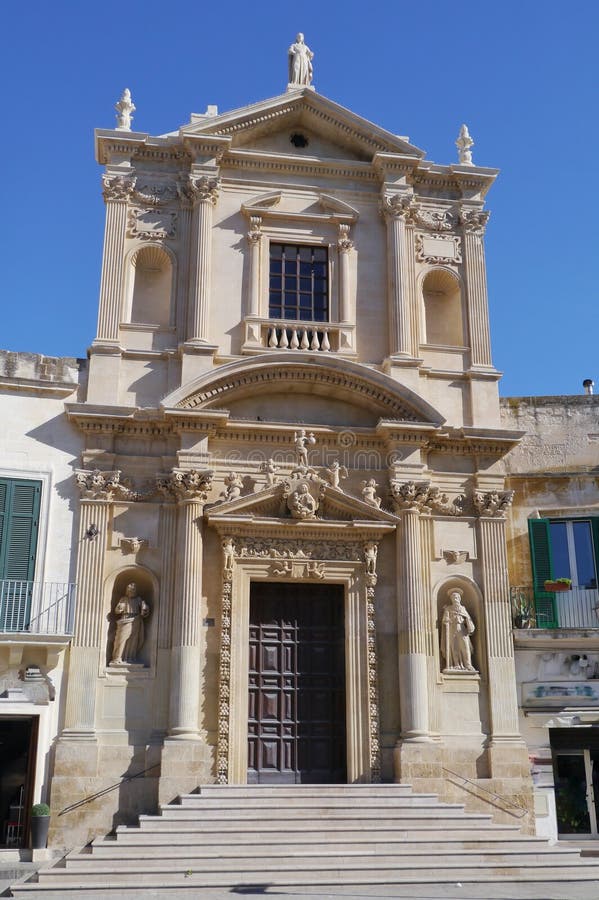 Lecce in Apulia in Italy stock photo. Image of monumental - 27656968