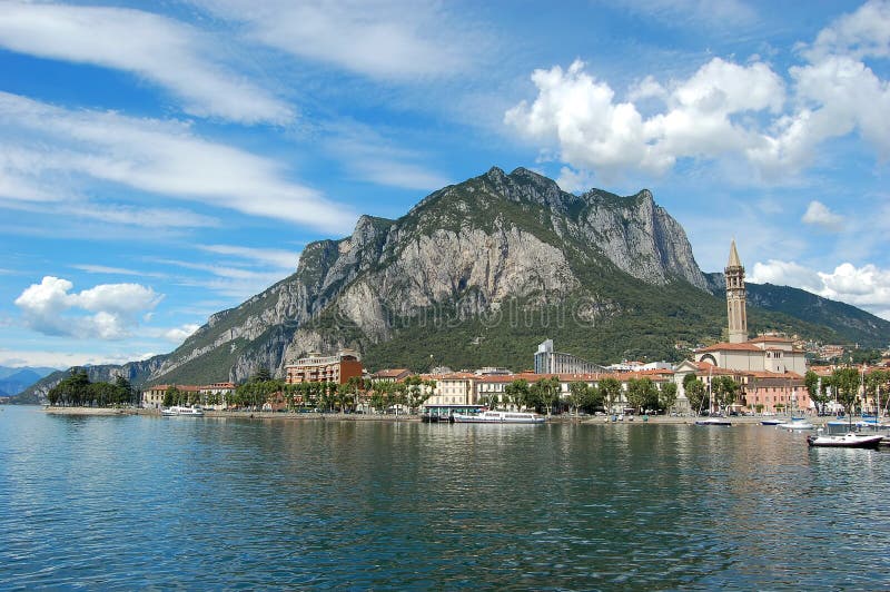 Lecco, Italy stock photo. Image of como, vacation, traveling - 20965750