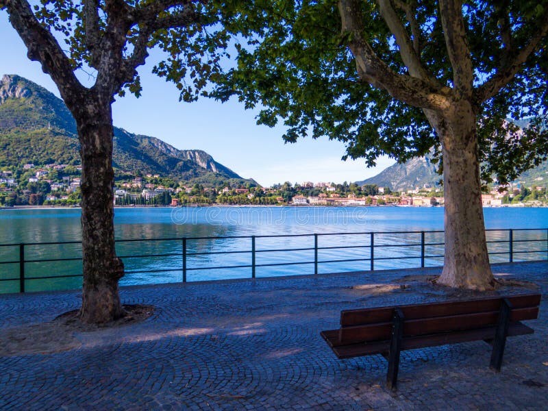 Lecco, lake Como, Italy stock photo. Image of famous - 79755800