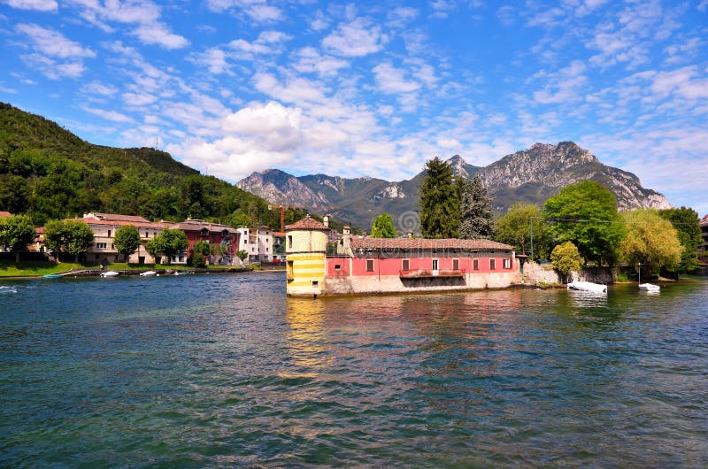 Viscontea Island stock photo. Image of italy, river, view - 42541136