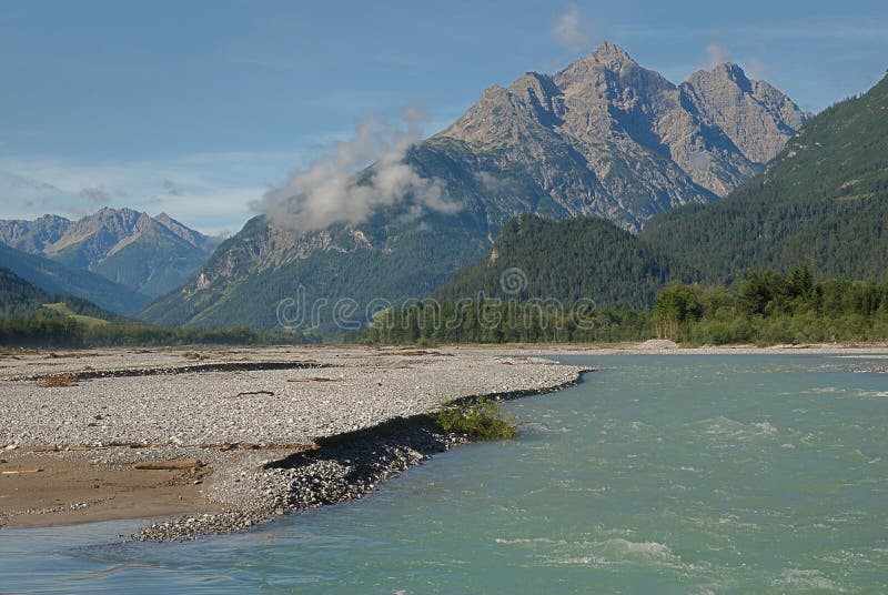 Lechtal , Austria stock photo. Image of rock, valley - 28833268