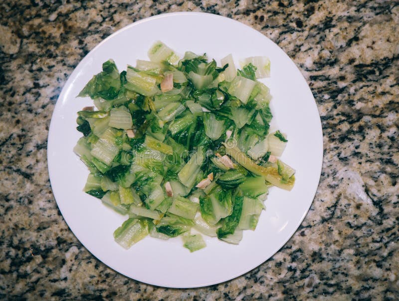 Lechuga frita de cerdo imagen de archivo. Imagen de dieta - 182893777