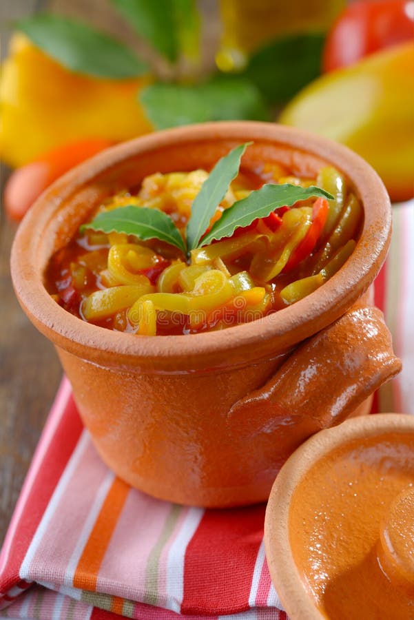 Lecso stock image. Image of cuisine, meal, closeup, towel - 39959989