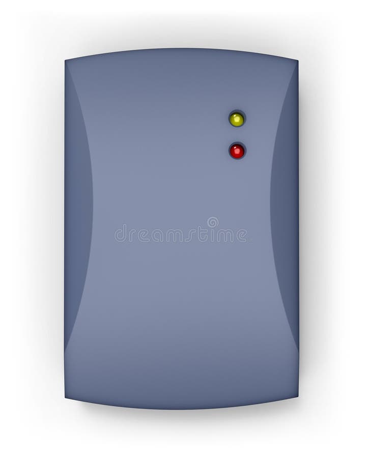 Lector del RFID stock de ilustración. Ilustración de acceso - 29935969