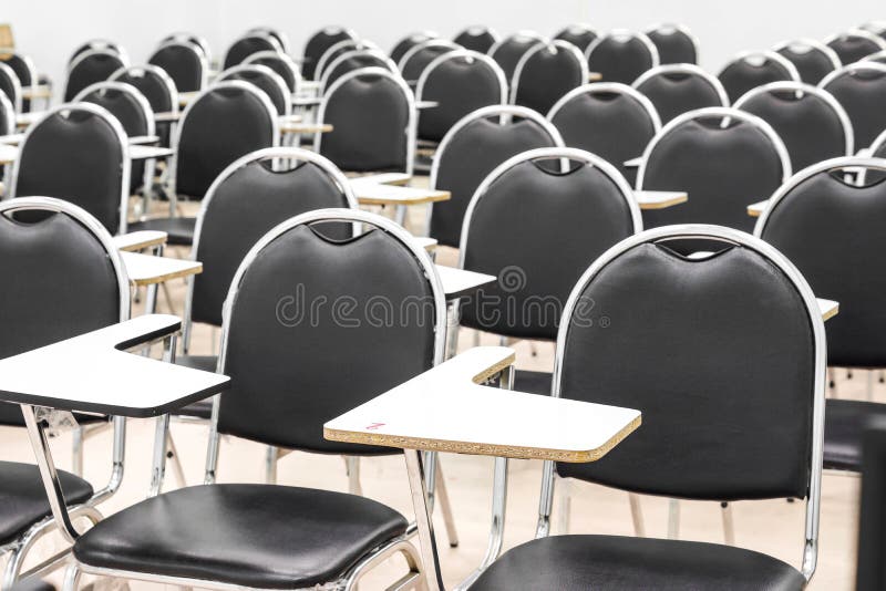 Lecture chairs stock image. Image of classroom, interior - 74994133