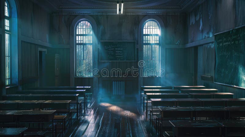 Lecture Class Desktop Background. Vintage Old Room College Stock ...