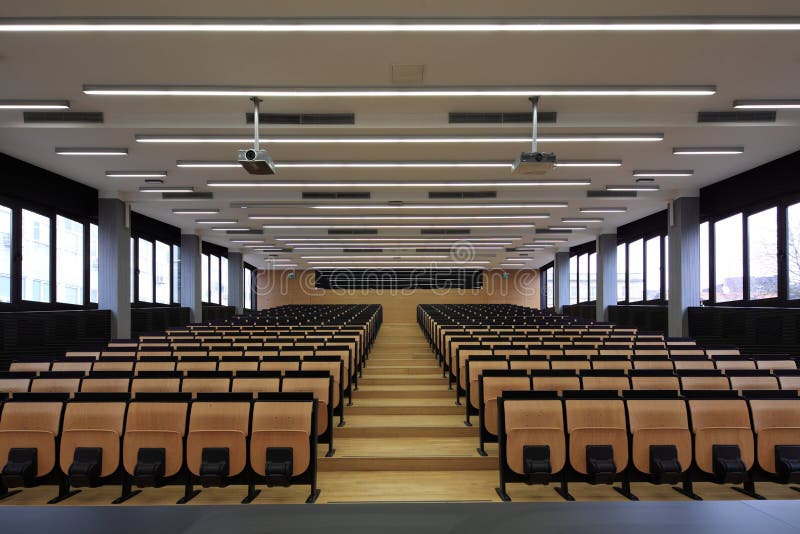 Lecture hall stock image. Image of interior, light, learn - 18556505