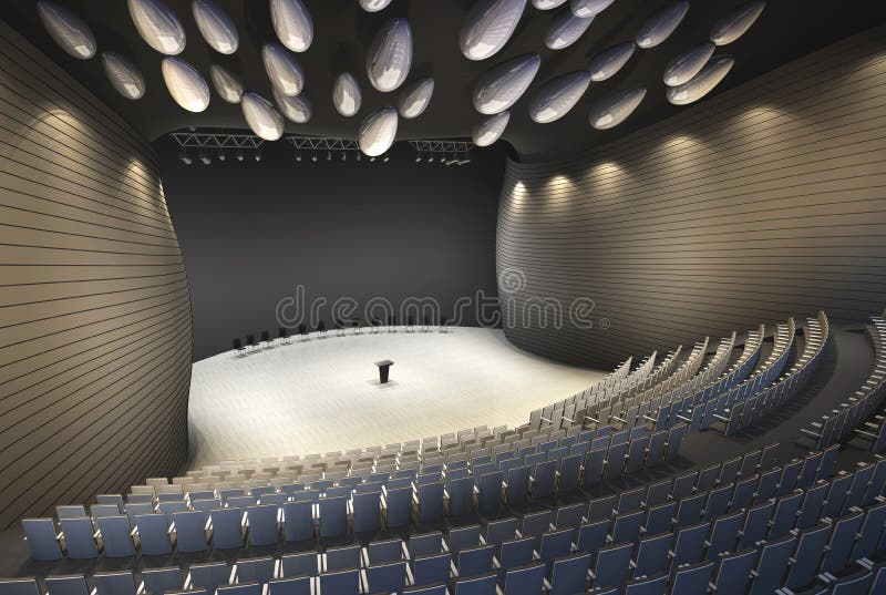 Lecture hall stock illustration. Illustration of building - 28301965