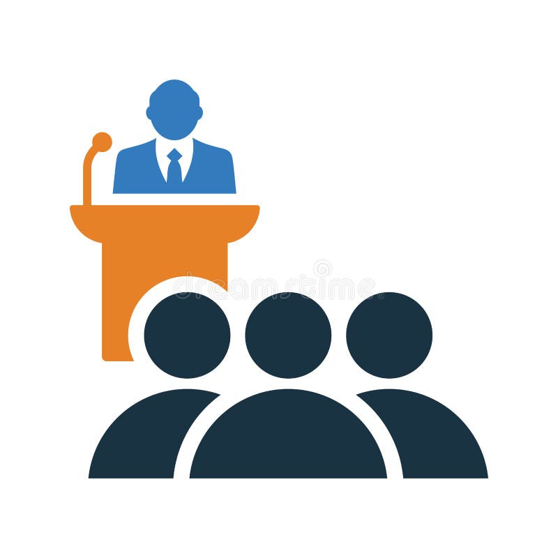 Lecture icon stock illustration. Illustration of purposes - 263177752