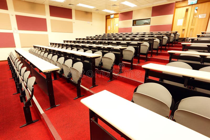 Lecture room stock photo. Image of class, seat, indoors - 14364084
