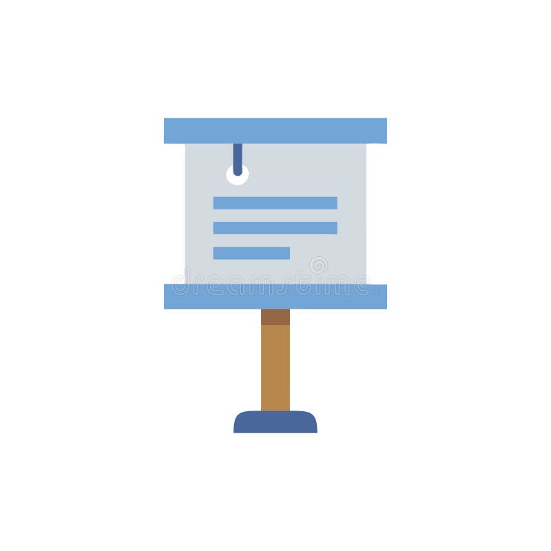 Lecture Stand Icon for Presentations Stock Illustration - Illustration ...