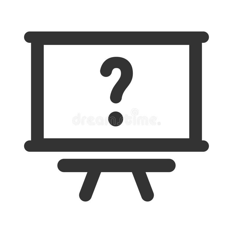 Lecture topic icon stock vector. Illustration of blackboard - 270877452