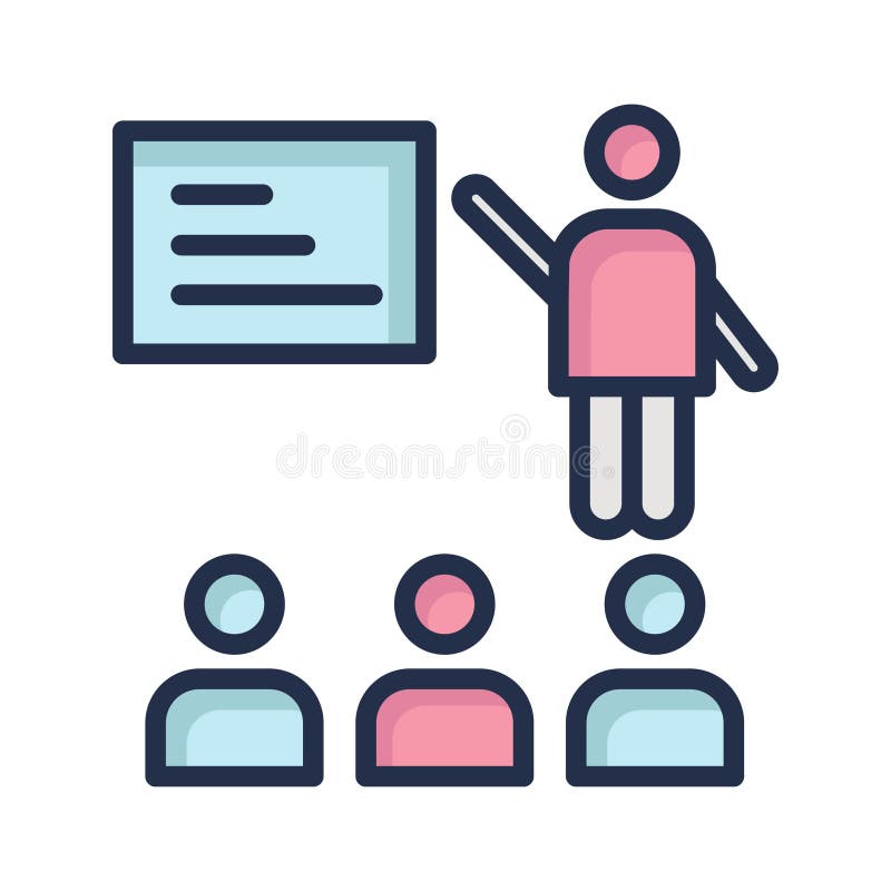 Lecture Vector Icon Which Can Easily Modify or Edit Stock Vector ...