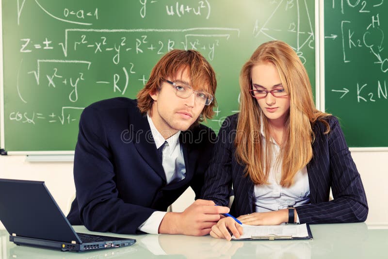 Lecturer stock image. Image of board, face, attractive - 35525077