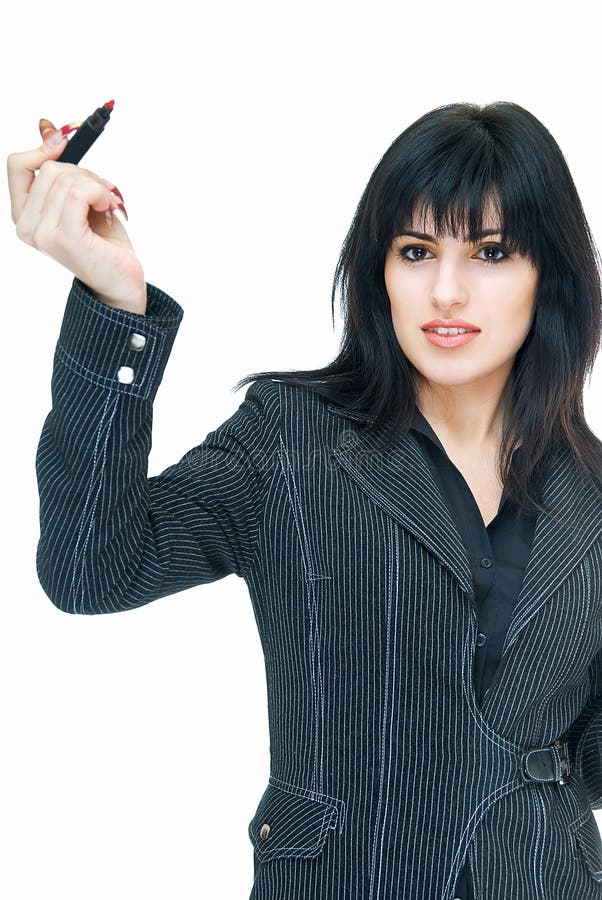 Lecturer stock image. Image of board, cute, people, marker - 9083009