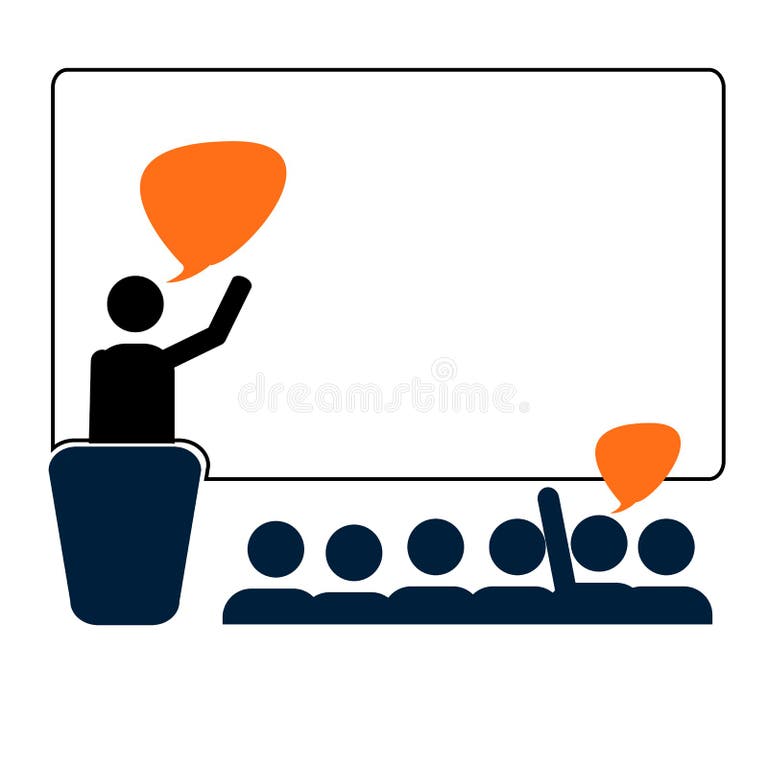 Lecture Lecturer Stock Illustrations – 6,800 Lecture Lecturer Stock ...