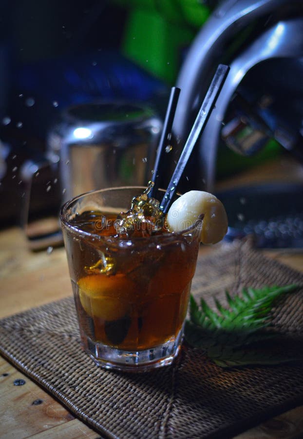 Lecy tea stock photo. Image of cold, coffee, lecy - 209279388