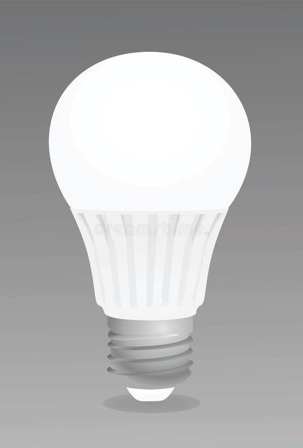 Led bulb stock vector. Illustration of lamp, equipment - 97759703