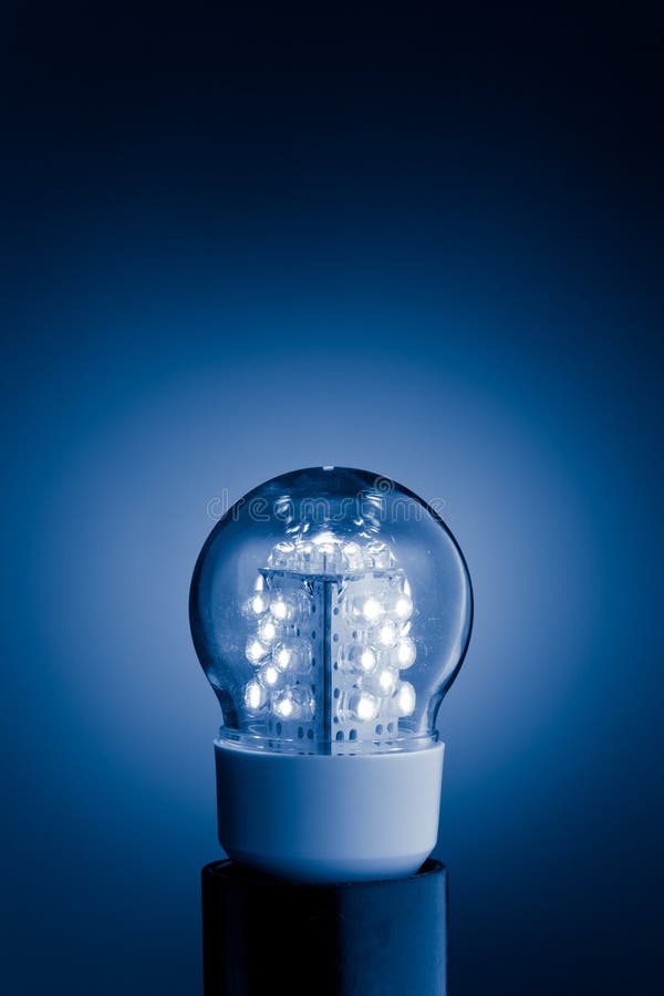 Led bulb light stock photo. Image of emitting, glowing - 19558580