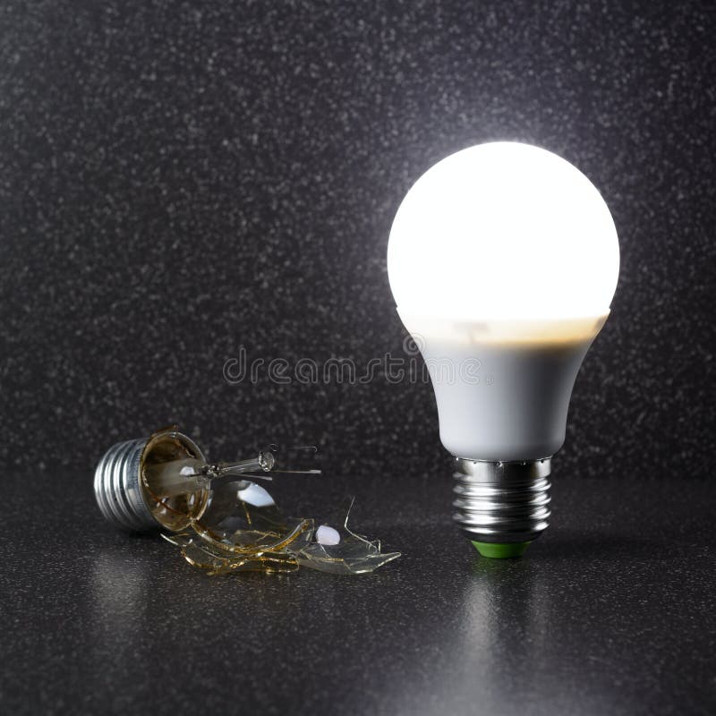 H4 Lamp - broken filament stock image. Image of filament - 269849229