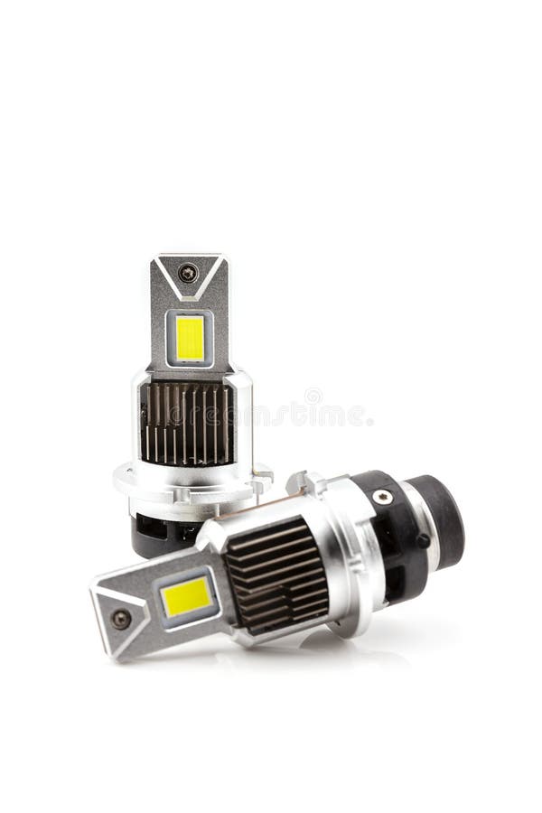 LED car headlight bulb stock image. Image of metallic - 336185469