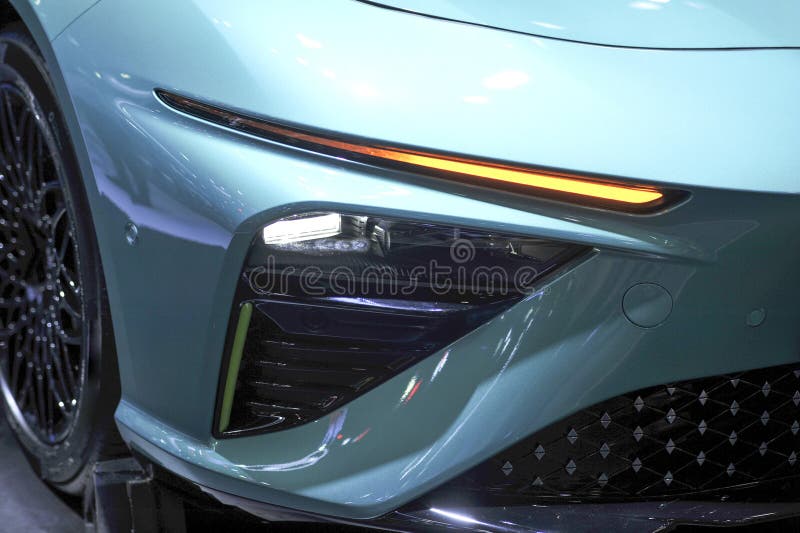 Led Car Light Automobile Closeup Detail Stock Photo - Image of ...