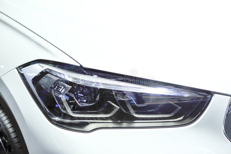 Led car light close up stock image. Image of garage - 245067593