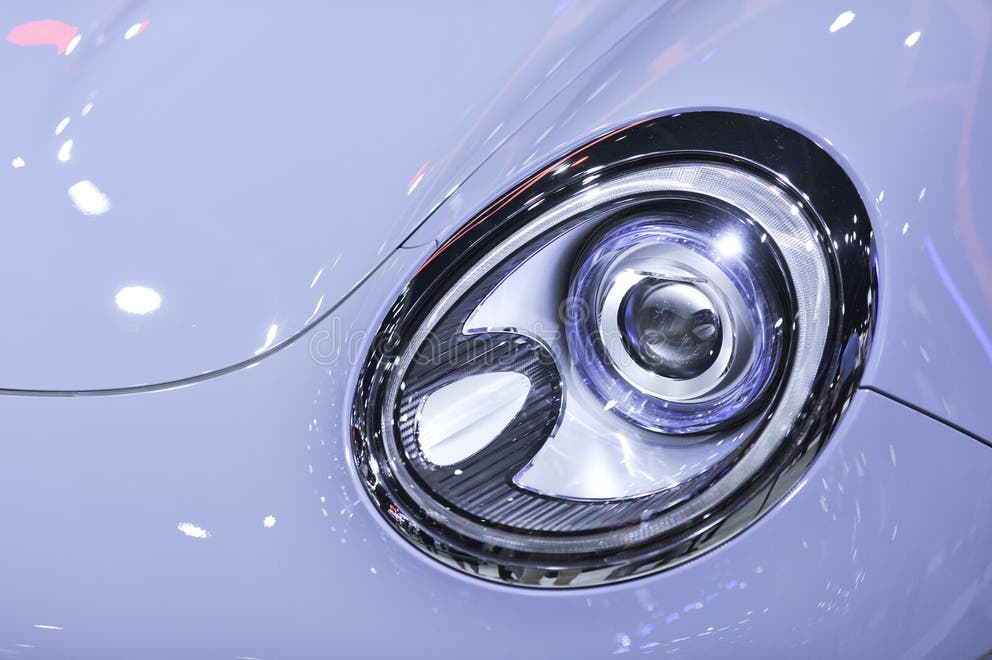 Led car light close up stock image. Image of industry - 245067599