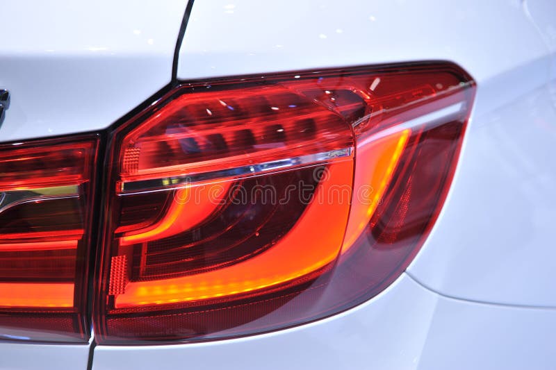 Led car light stock photo. Image of industry, glass - 143691930