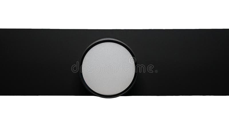 Led Ceiling Lamp Isolated on White Background, Modern Downlight. Stock ...