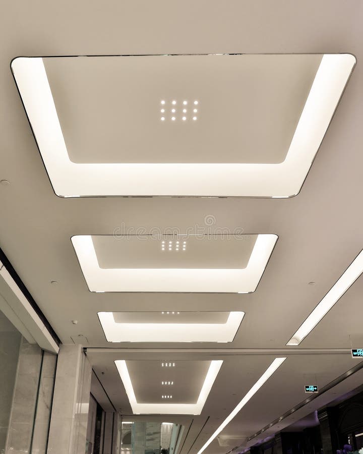 Led Ceiling of Modern Plaza Hall ï¼Œmodern Office Building , Modern ...