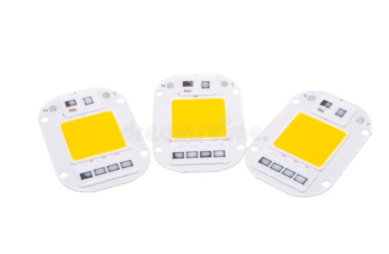 LED Chip isolated stock photo. Image of emitting, bright - 205942562
