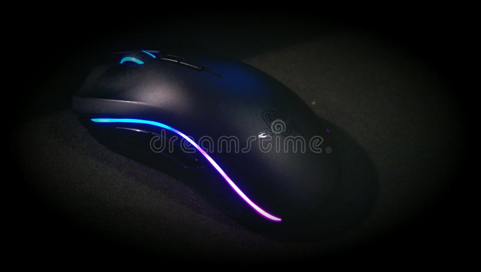 LED Computer Mouse editorial photo. Image of electronics - 85363716
