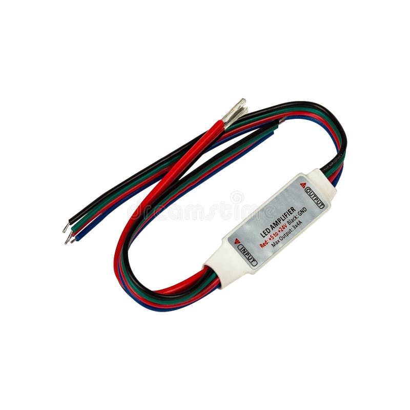 LED Controller Isolated on White Background Stock Image - Image of ...