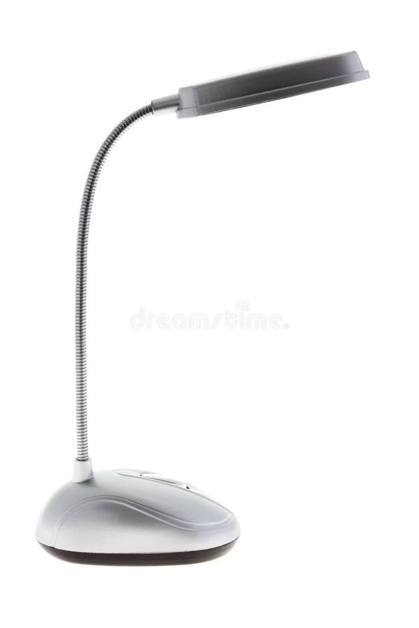 LED desk lamp. stock image. Image of metal, black, desk - 8288779