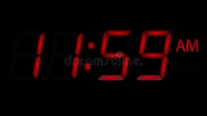 Red Digital Clock Stock Footage & Videos - 1,390 Stock Videos