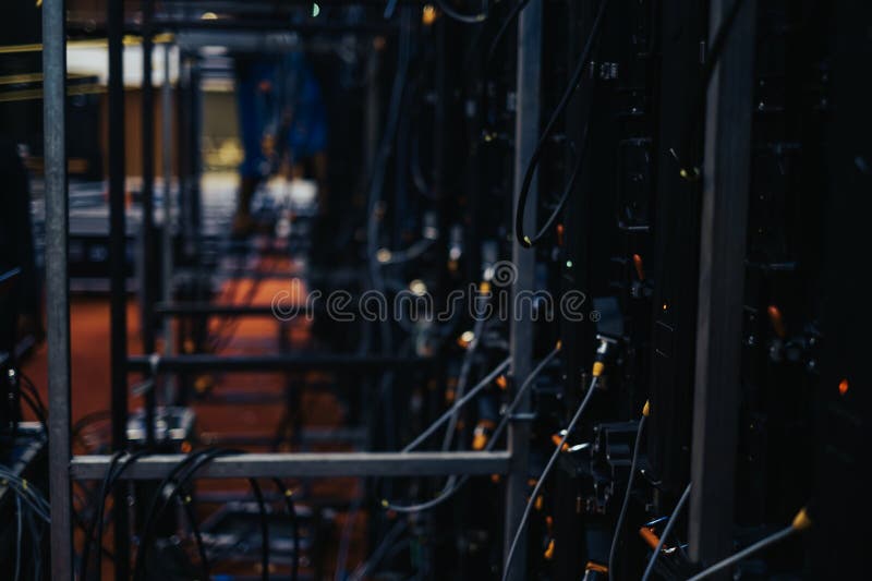 LED Digital Display Panel Modules Stock Image - Image of electronic ...