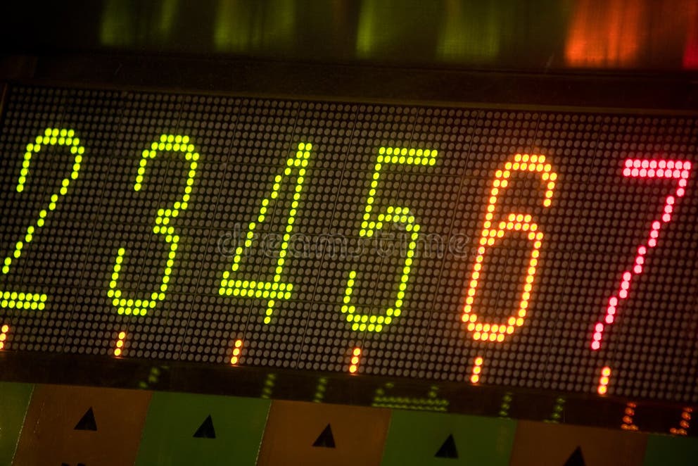 Led digital number stock photo. Image of data, computer - 4012524