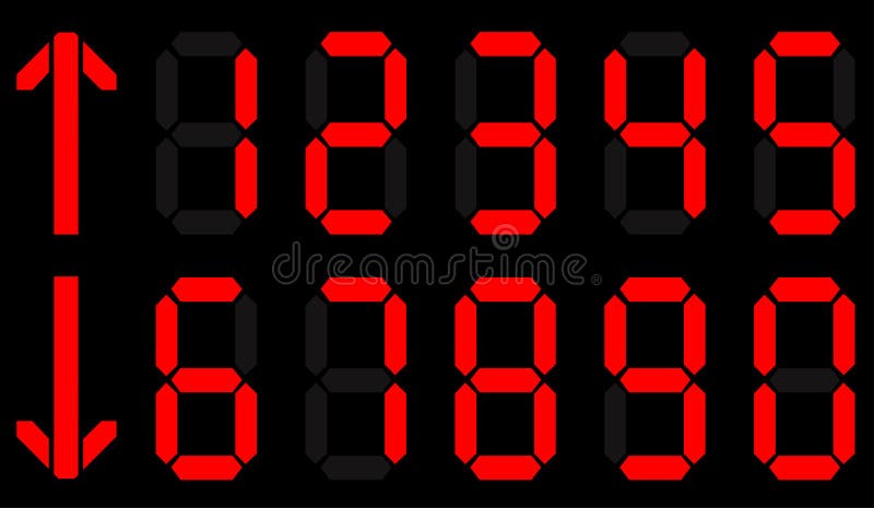 Led Digits Stock Illustrations – 764 Led Digits Stock Illustrations ...