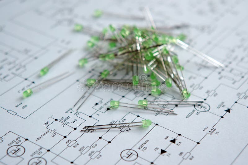 LED-Diode stockfoto. Bild von technologie, halbleiter - 38931668