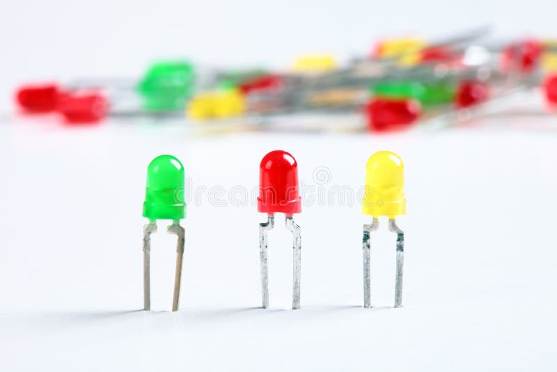 Led diode stock image. Image of electronics, green, emitting - 39798565