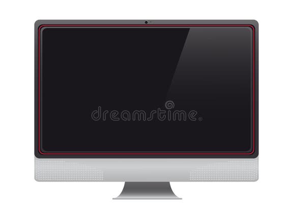 Led display icon stock vector. Illustration of vector - 23897095