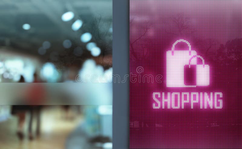 LED Display stock illustration. Illustration of signage - 68152589