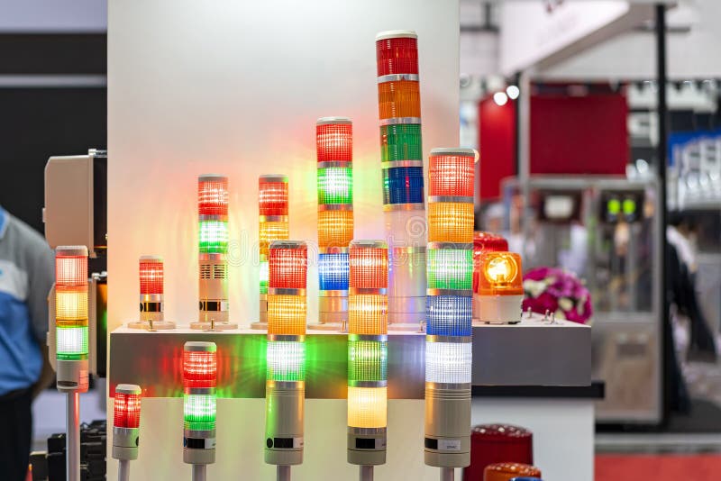 Led Electric Tower Lamp Signal Light for Indicate Status Operate Work ...