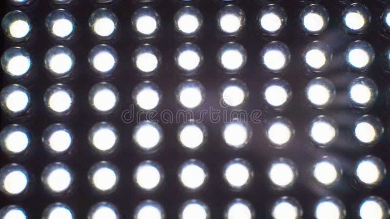LED Elements Glowing from Electricity. Stock Video - Video of flicker ...