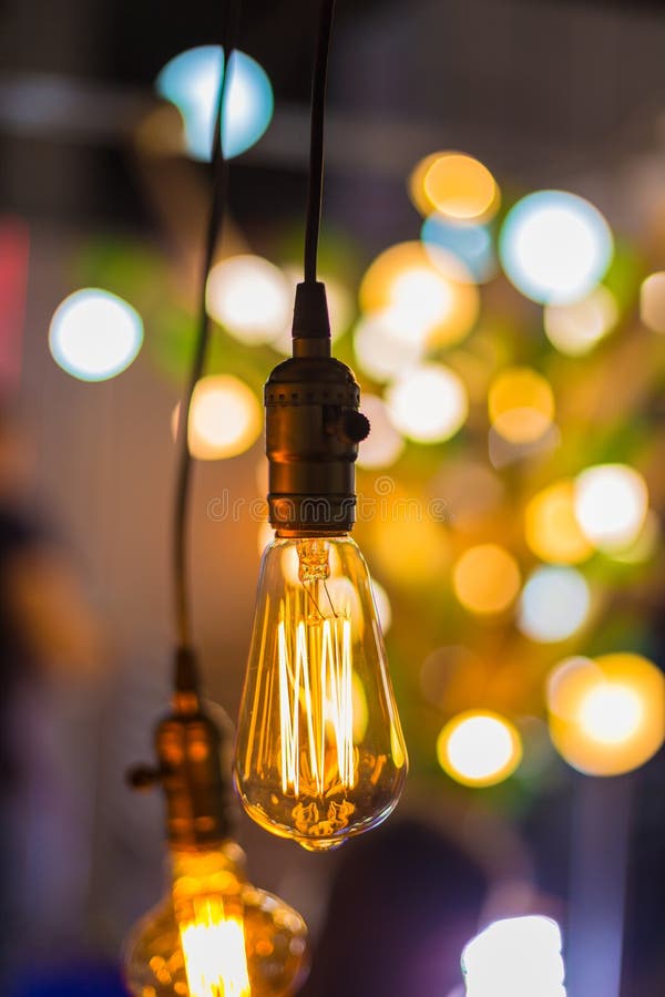 Led filament cob lamp stock photo. Image of emitting - 77537100