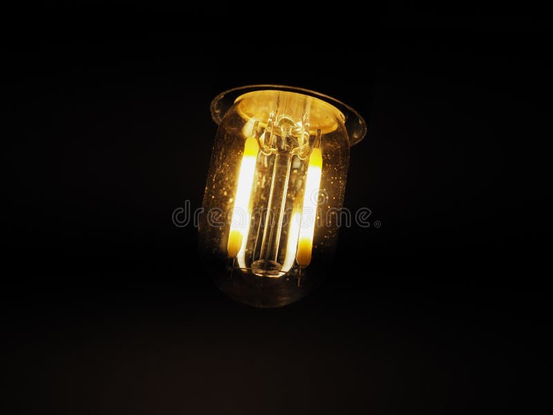 LED filament light bulb stock photo. Image of filament - 306937348