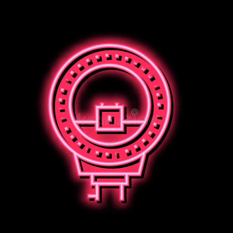 Led Flash for Photo Camera Neon Glow Icon Illustration Stock Vector ...