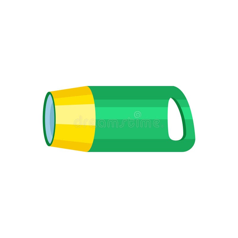 Led Flashlight Cartoon Vector Illustration Stock Vector - Illustration ...